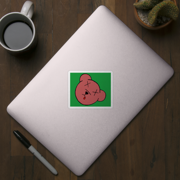 Deady Bear Logo Bear Sticker Teepublic